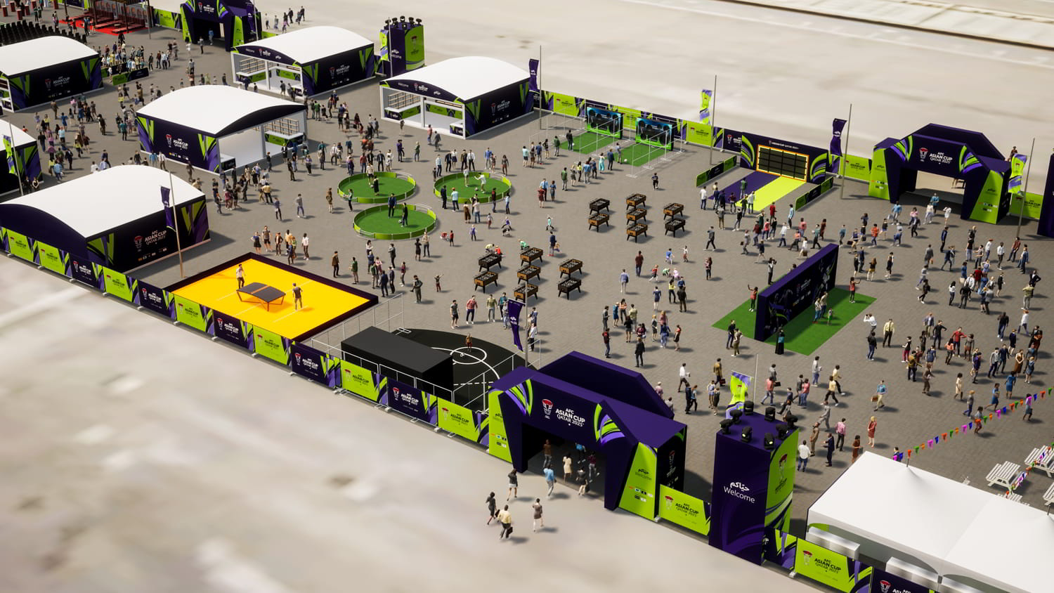 FAN ZONE ACTIVATIONS - Qvision