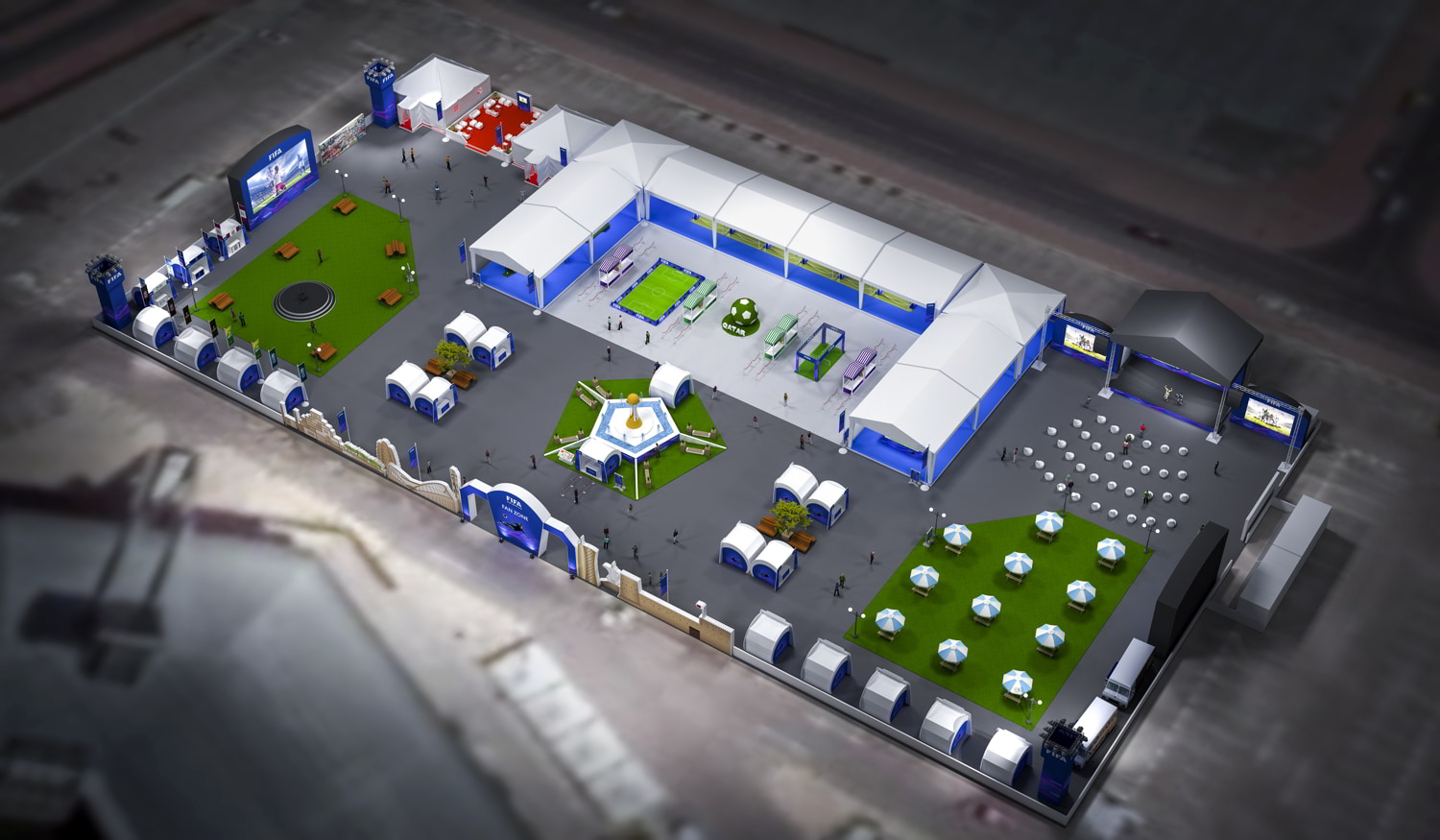 FAN ZONE ACTIVATIONS - Qvision